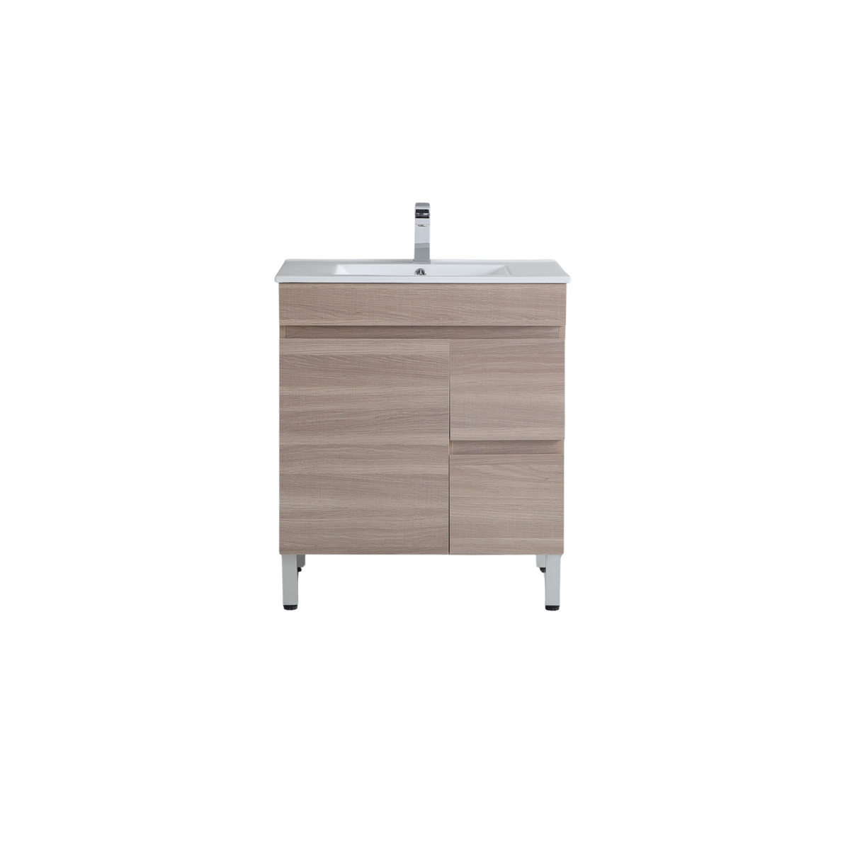 EVIE Floor Vanity 750 × 360 mm – Oak PVC | Bathroom Vanity – Ava Home ...